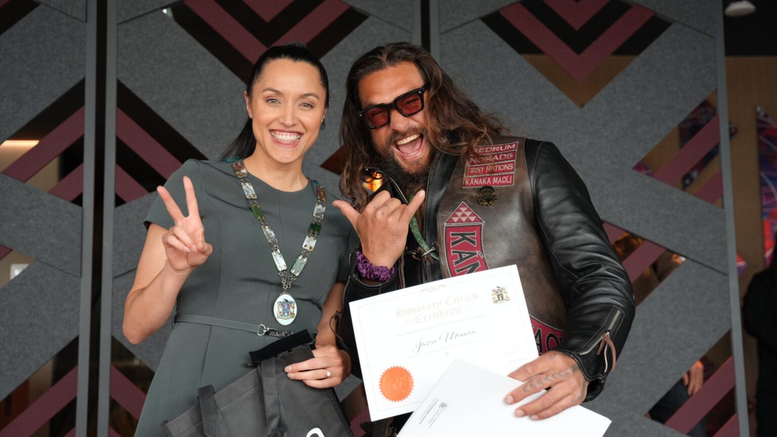 Aquaman returns! Jason Momoa named honorary citizen of Rotorua at Wai ...